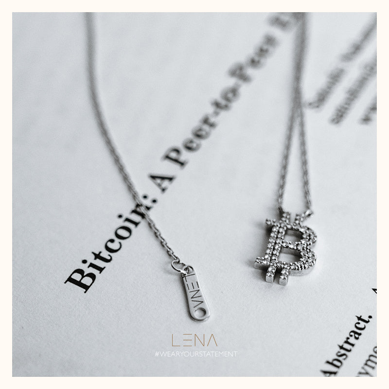 BITCOIN DIAMOND NECKLACE – justlenasart